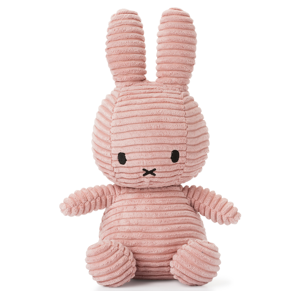 Nijntje corduroy 23cm roze | knuffels