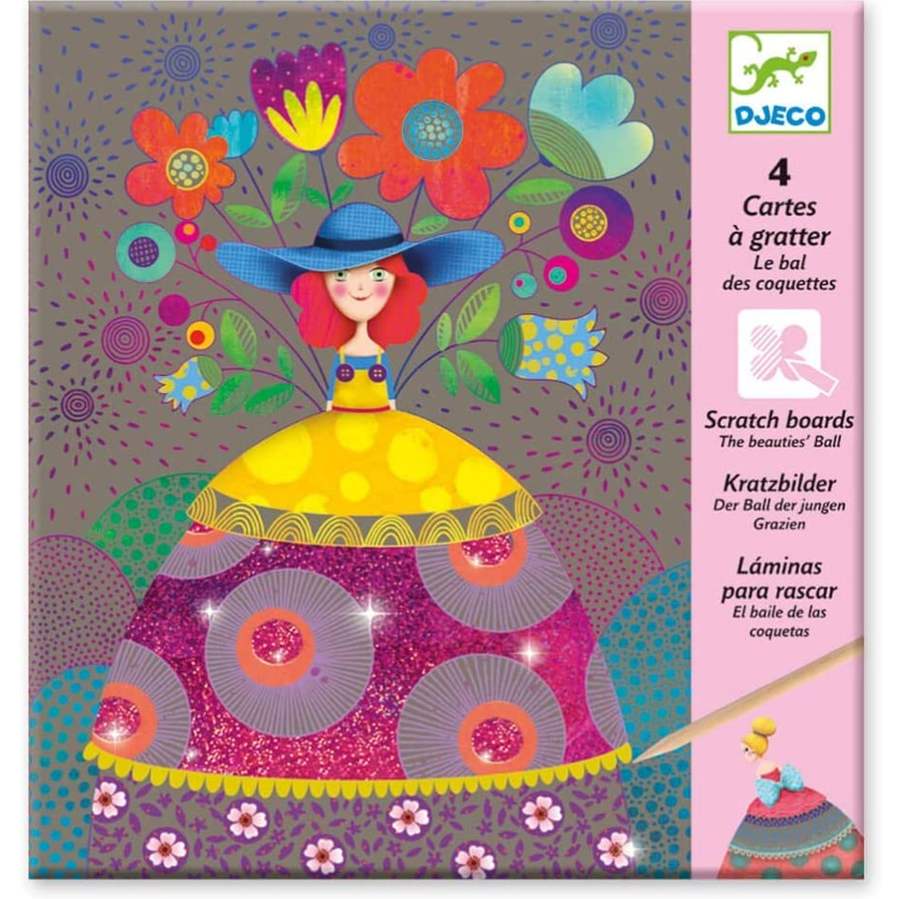 Djeco krasplaatjes het bal | knutselen | pakketten