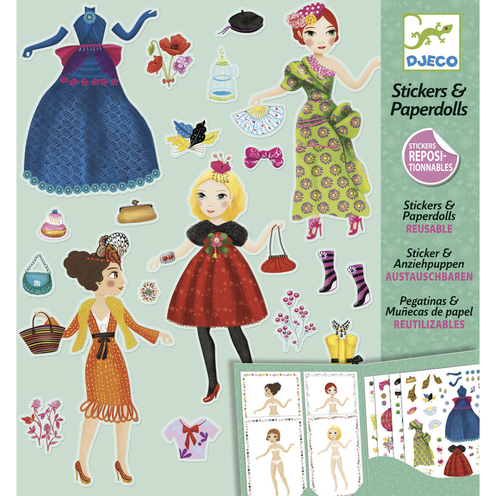 Djeco stickers aankleedpop mode | creatief | stickers