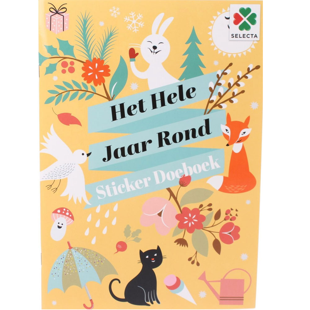 Selecta sticker doeboek het hele jaar rond | sticker boek