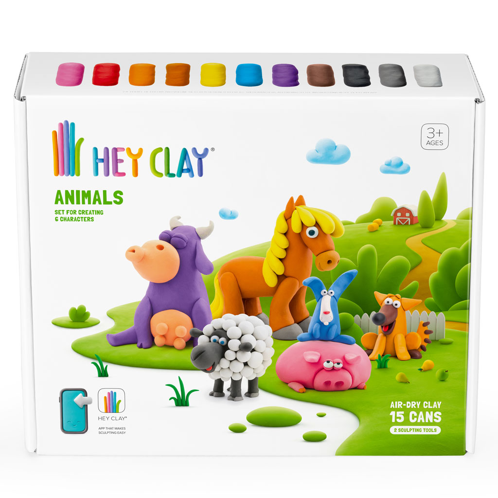 Hey Clay Dieren 15 potjes