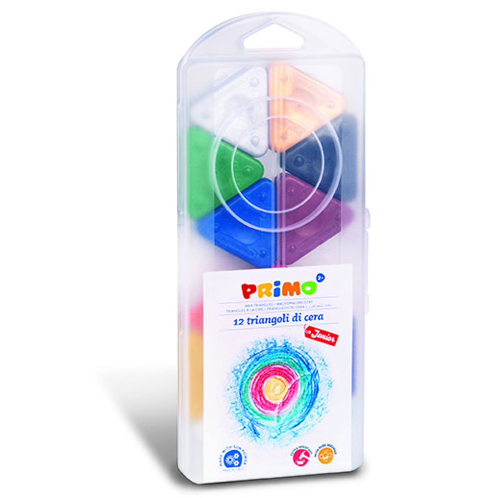Primo wax driehoek 12 pcs | creatief | knutselen